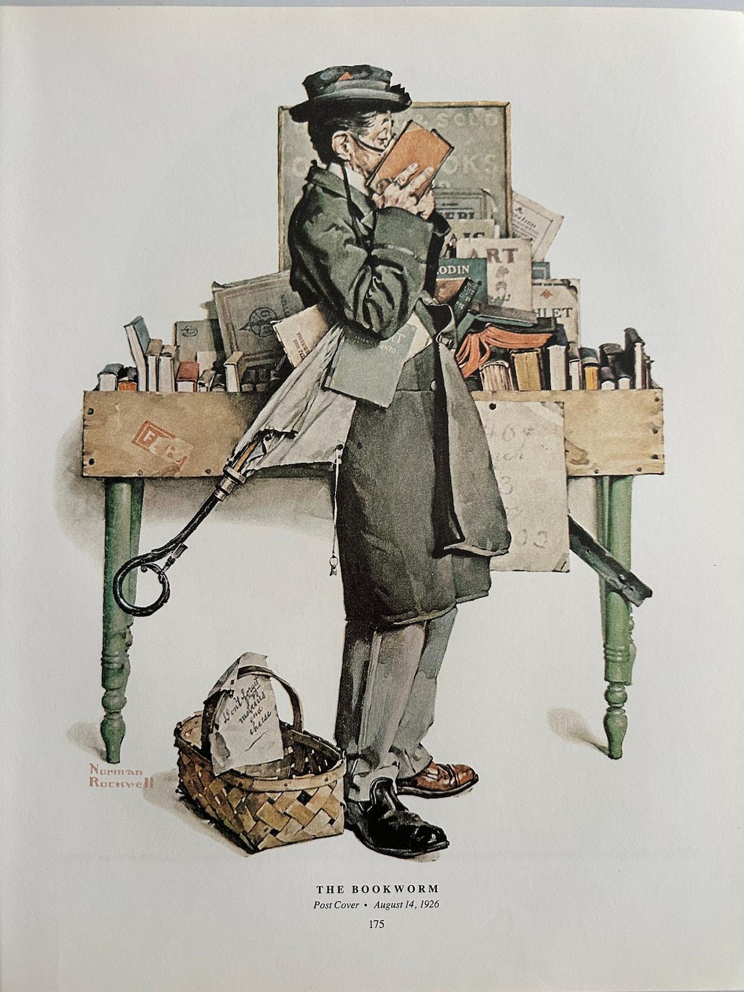 Norman Rockwell, Sorting Mail, Postal Sorter, February 1922, Threading ...