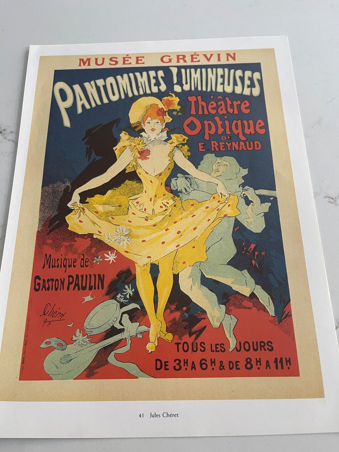 Musée Grévin Pantomimes Luminueses Poster, Vintage French Theater ...