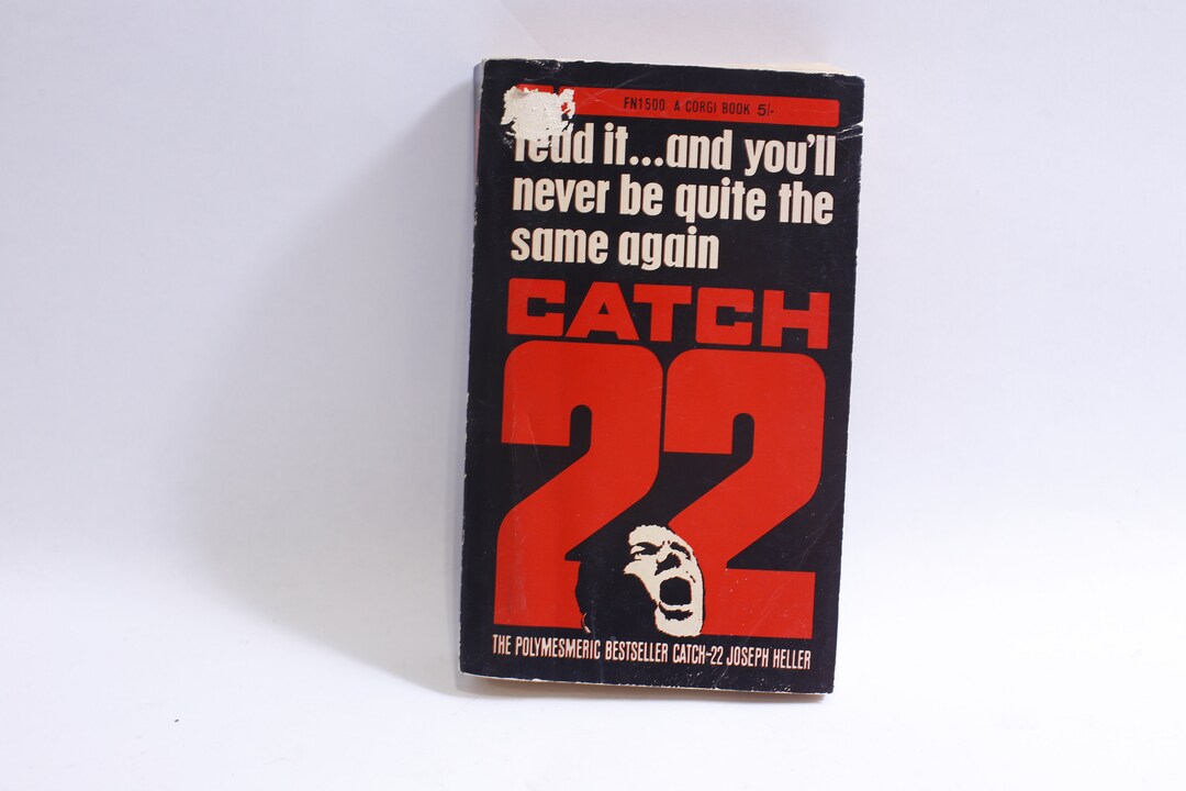 Catch 22, Vintage Softcover, 1970s, Paperback, Joseph Heller ~ 230913 ...