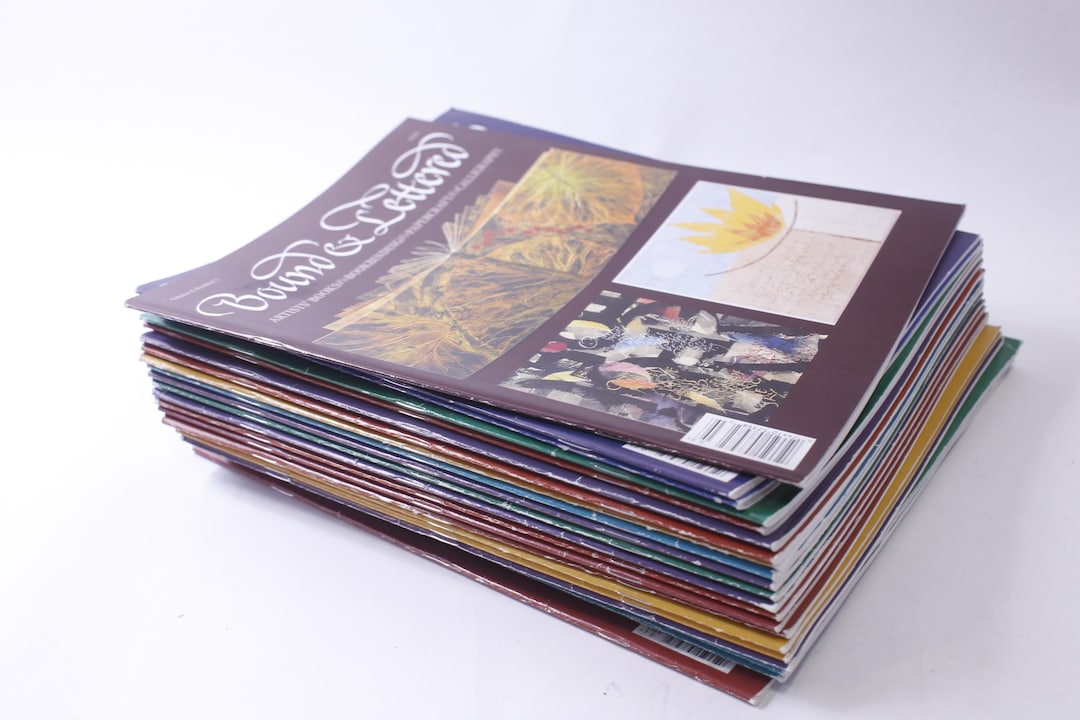 Bound & Lettered, Magazines Set, Artists Books, Bookbinding, Papercraft ...