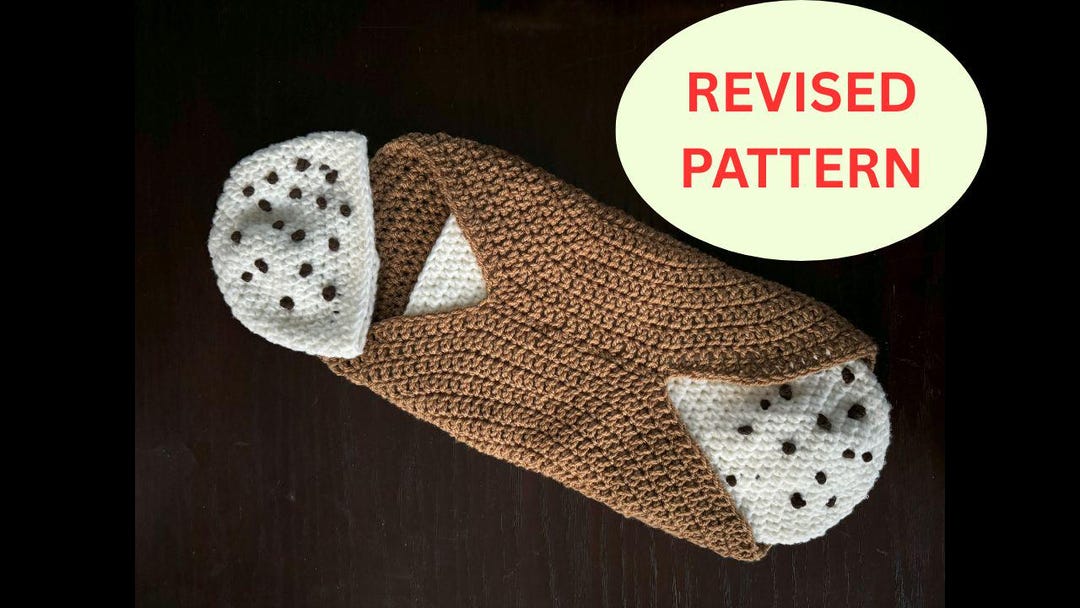 CROCHET PATTERN - REVISED Cannoli Baby Newborn Costume - Etsy
