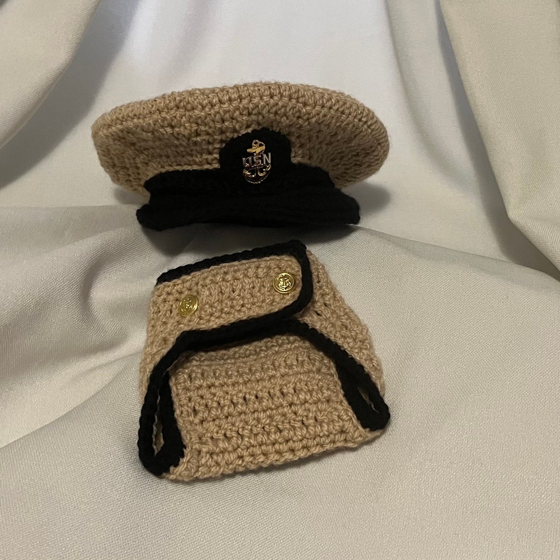 Navy Baby - Officer Photo Prop Set - Etsy