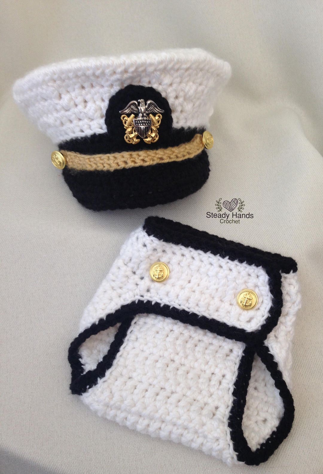Navy Baby - Officer Photo Prop Set - Etsy