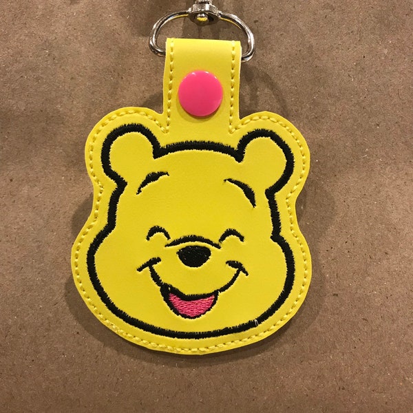 Pooh Bear Key Chain - Etsy