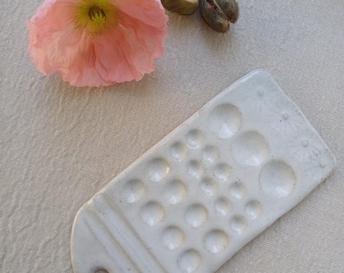 Ceramic Watercolour Palette, Classic Shape With Sea Urchin Detail ...
