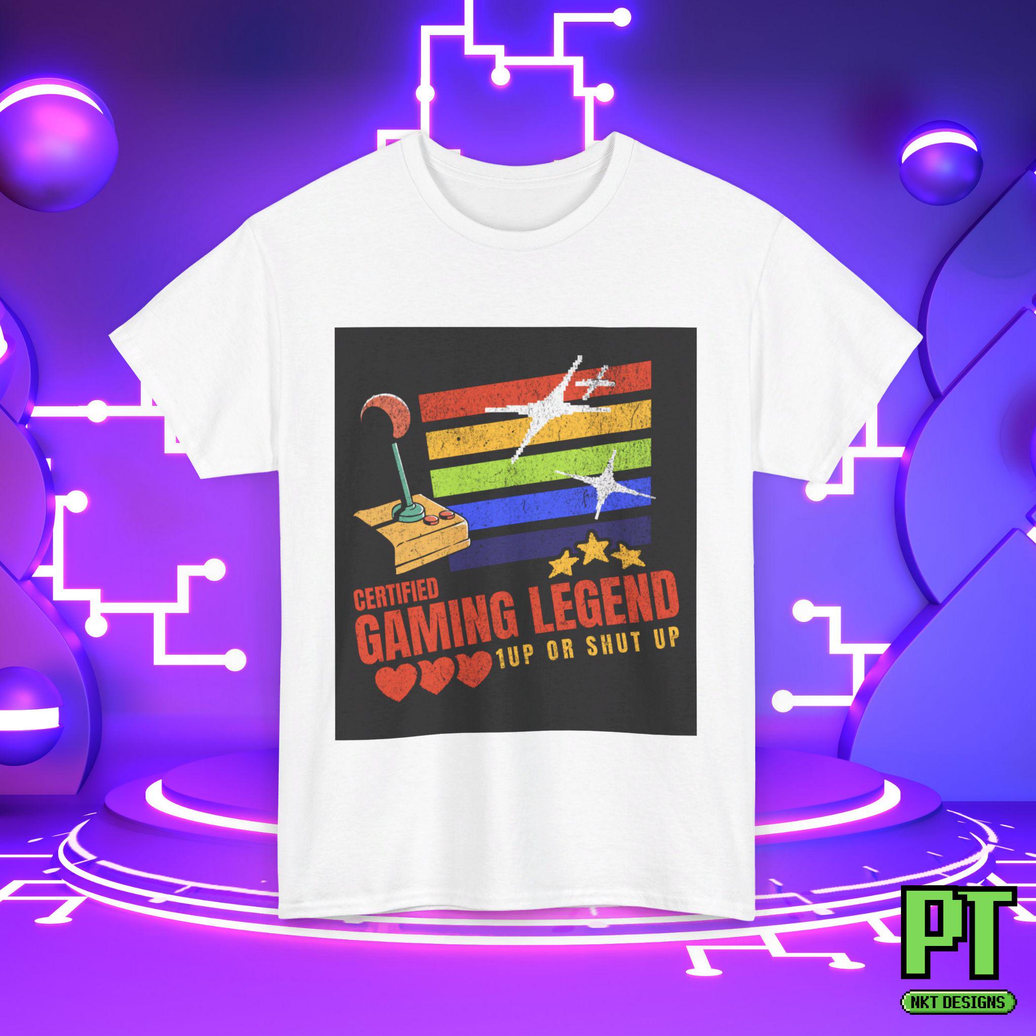 Certified Gaming Legend Tee - Etsy