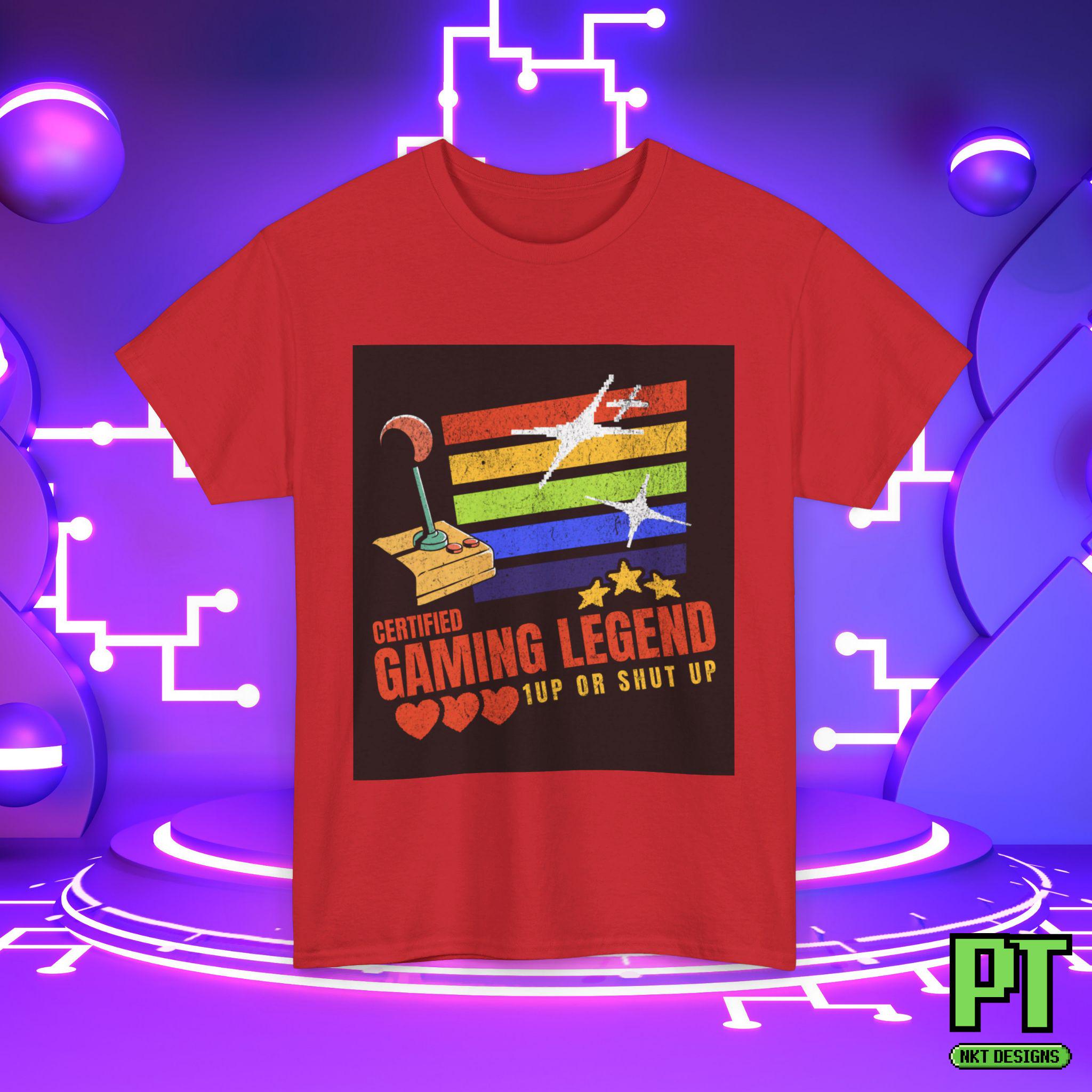 Certified Gaming Legend Tee - Etsy