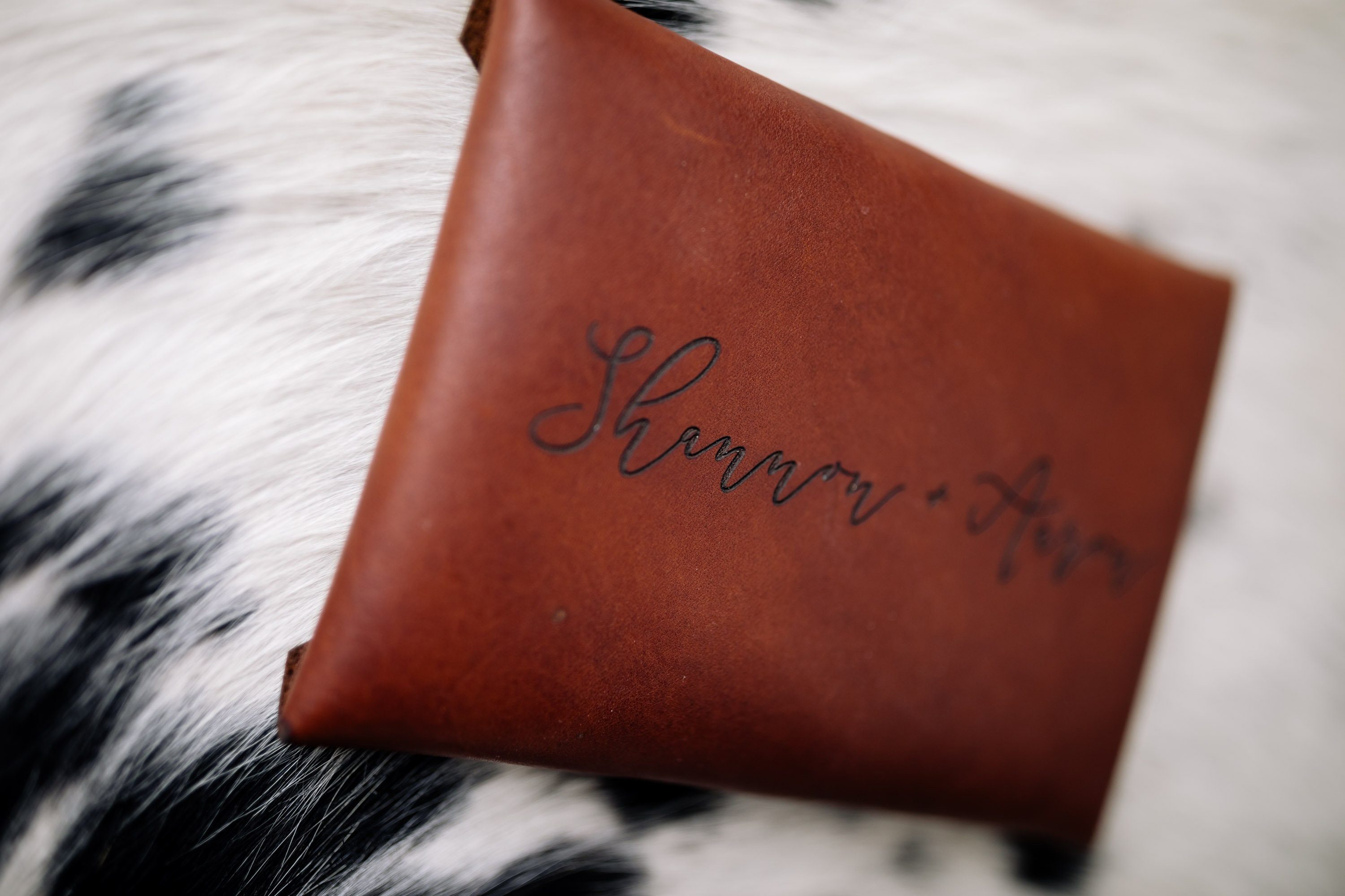 Handmade Leather Photo Pouch Leather Photo Envelope Fits | Etsy