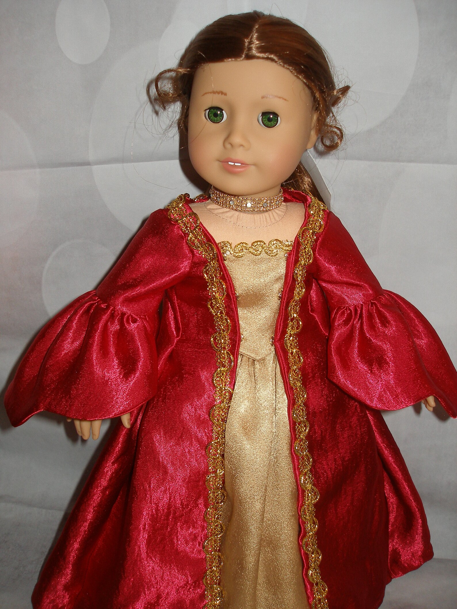 Handmade Colonial Robe a La Francaise Gown for 18" Dolls - American ...