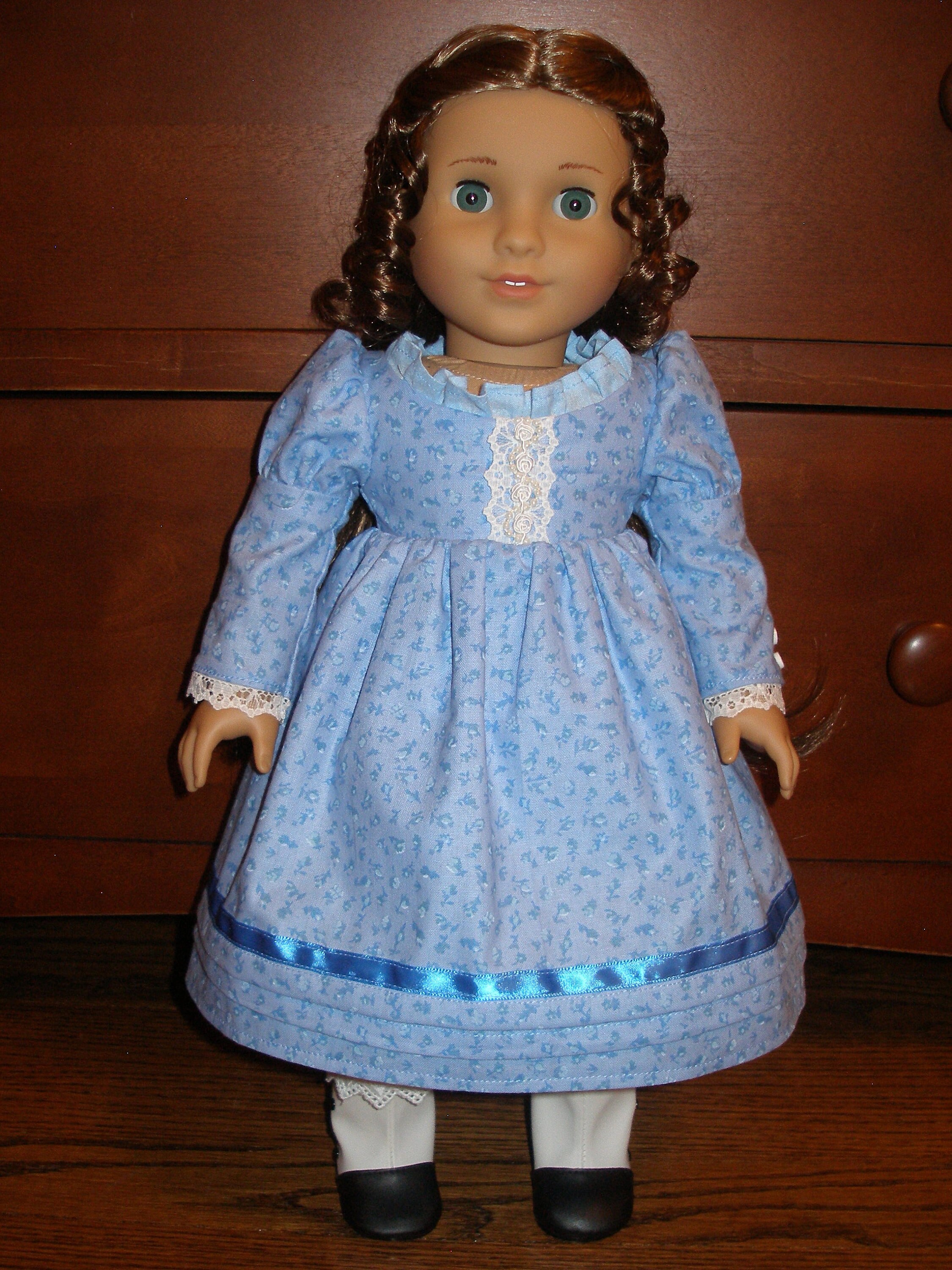 Handmade Regency Dress for American Girl or Other 18" Dolls - Blue - Etsy