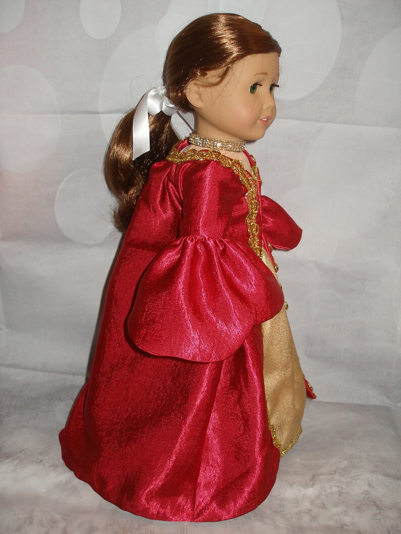 Handmade Colonial Robe a La Francaise Gown for 18" Dolls - American ...