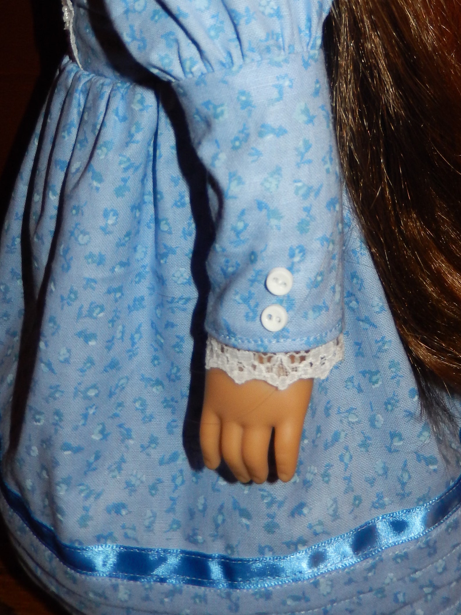 Handmade Regency Dress for American Girl or Other 18" Dolls - Blue - Etsy