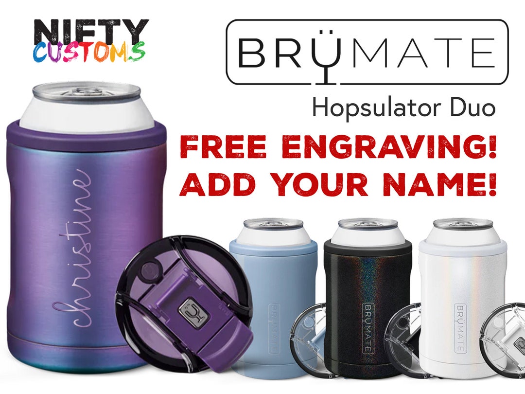 Personalized Brumate Hopsulator Duo Brümate Can Cooler 12oz - Etsy