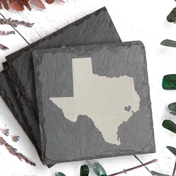 Slate Coasters - Etsy