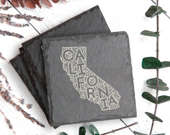 Home State Slate Coasters All States Choose Your State Slate Coasters ...
