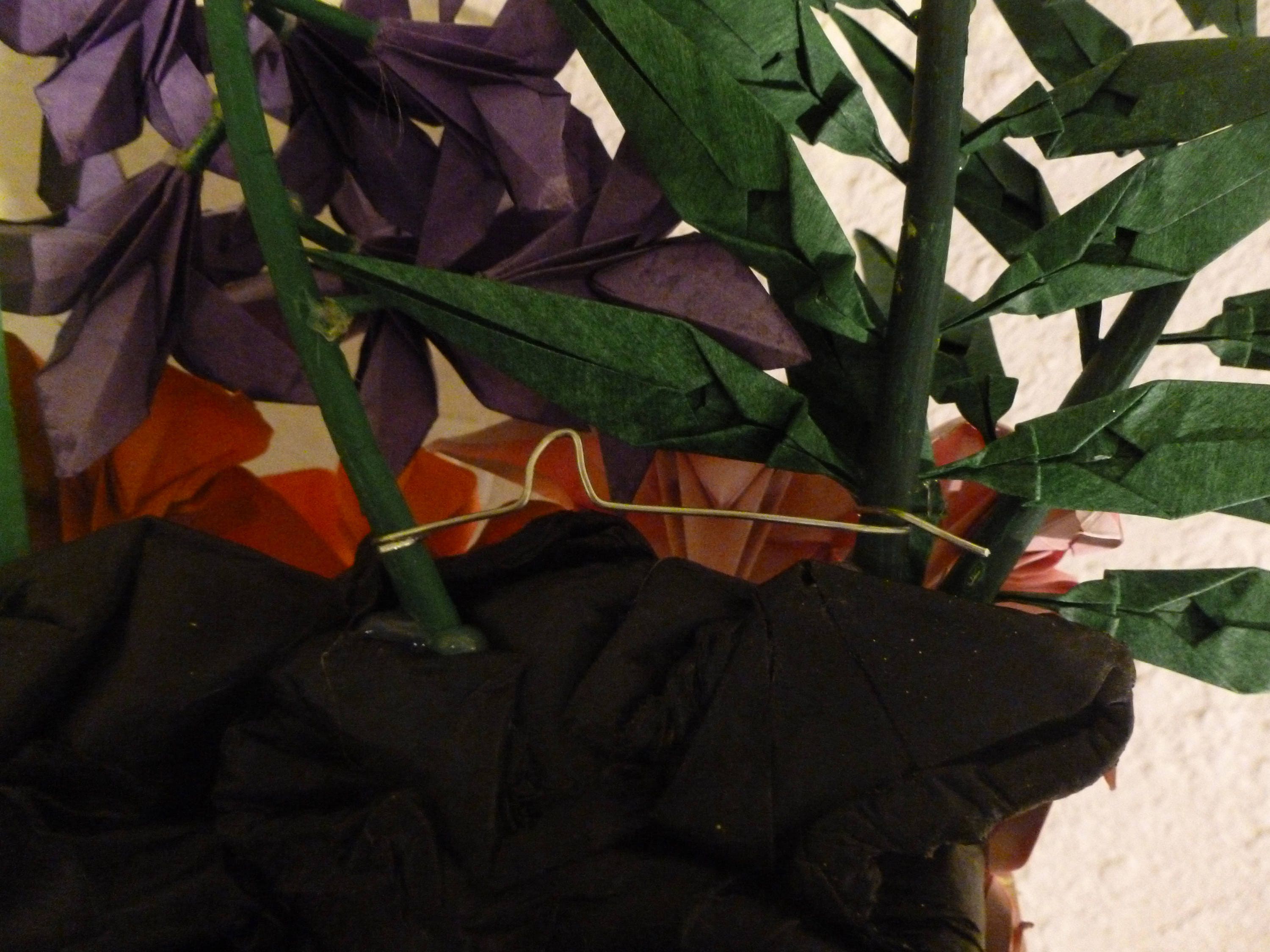 Origami Primrose, Trillium and Buttercup Flowers With Ferns and Leaves ...