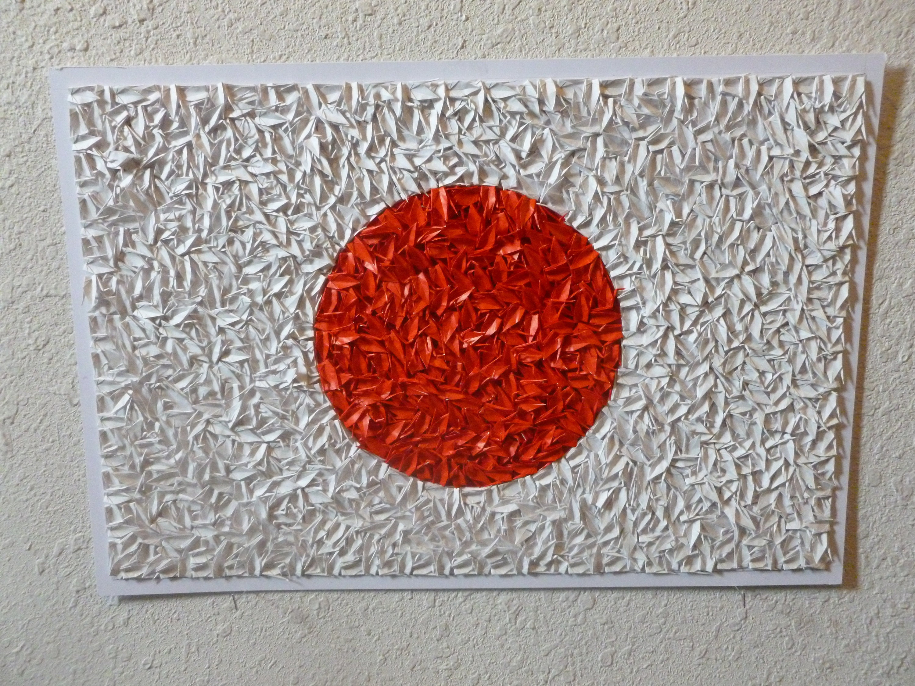 1000 Origami Cranes Flag of Japan - Etsy