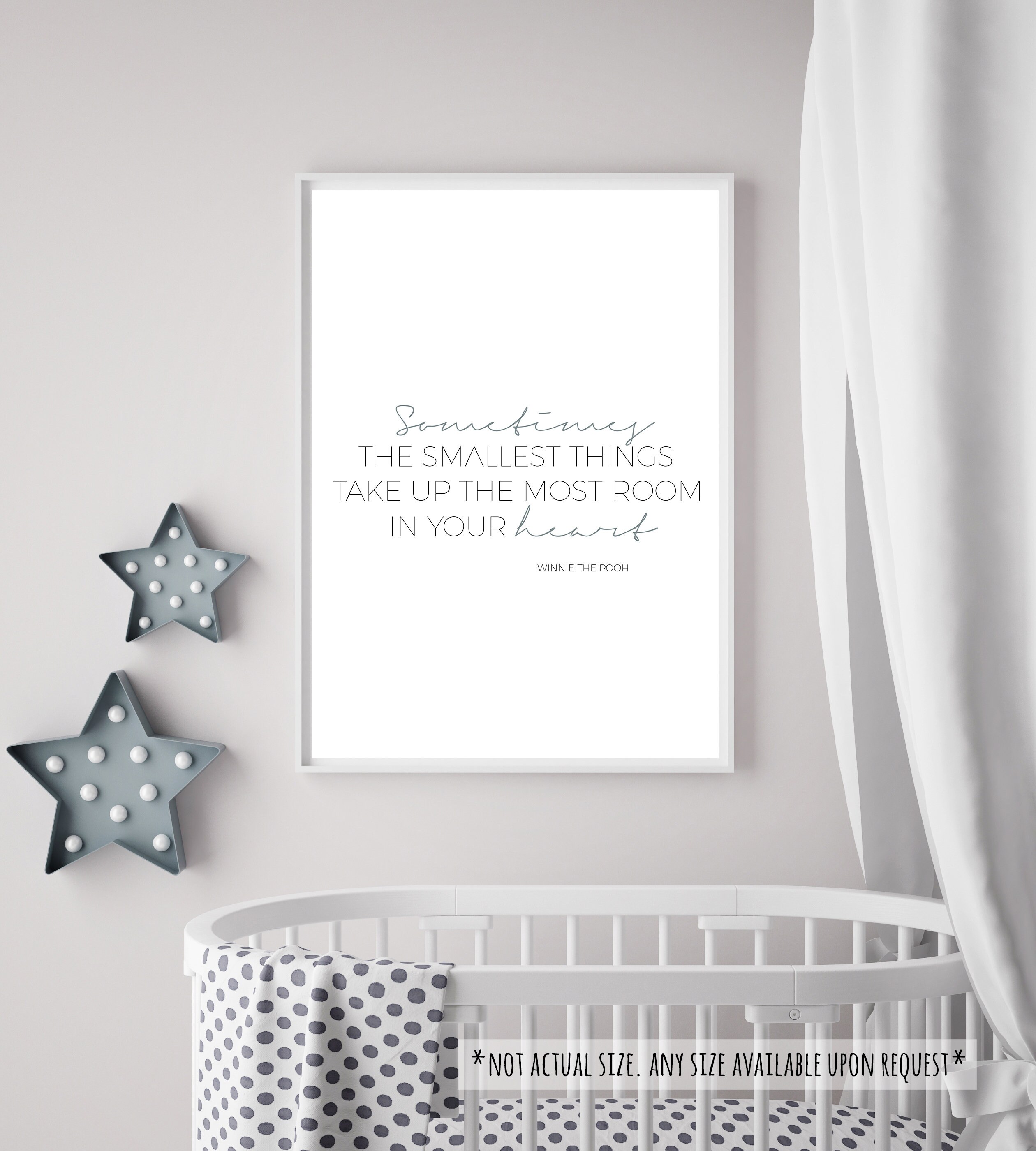 Nursery Quote Kids Poster Kids Wall Quotes Sometimes The | Etsy