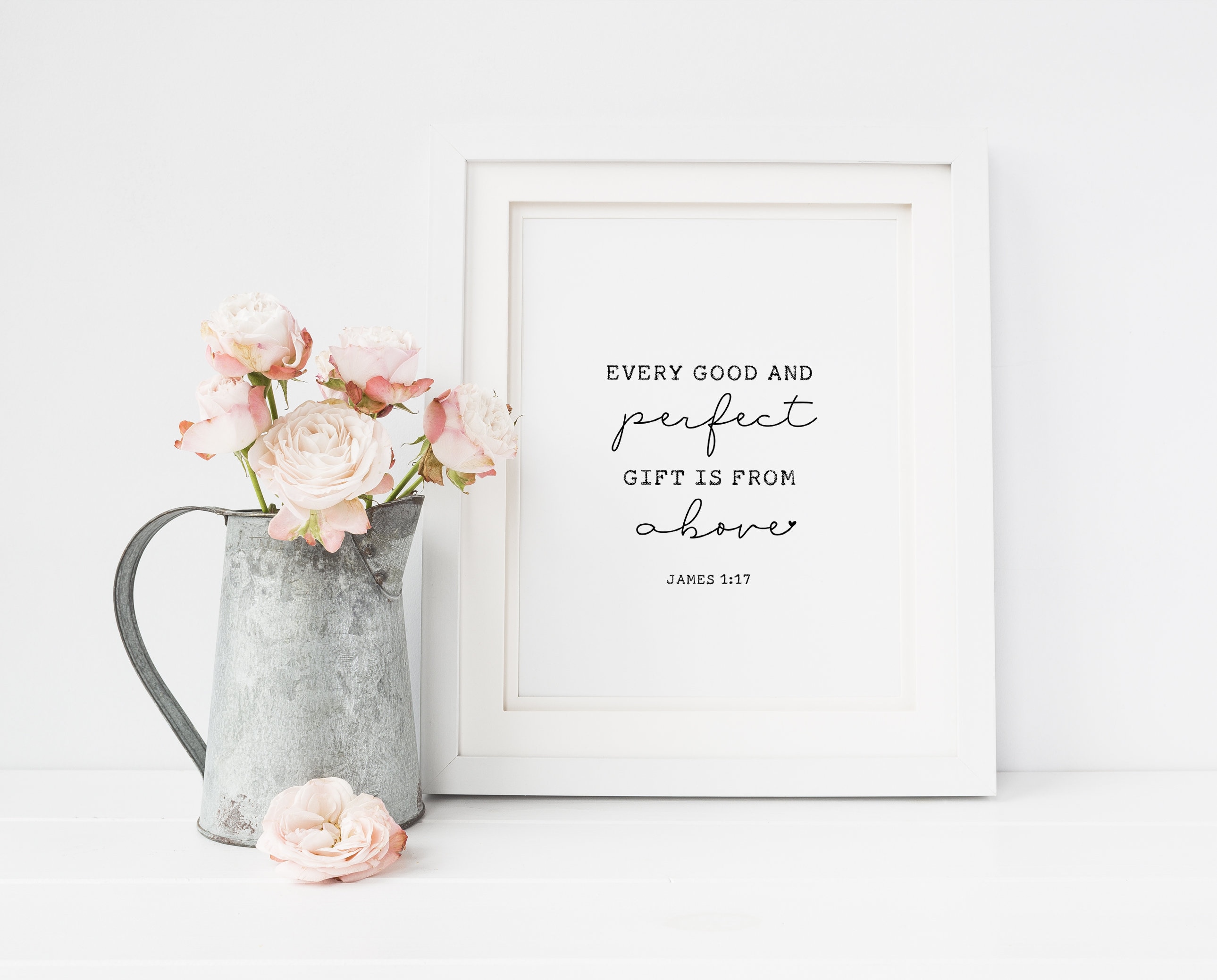 Every Good and Perfect Gift James 1 17 Bible Verse Every - Etsy Singapore