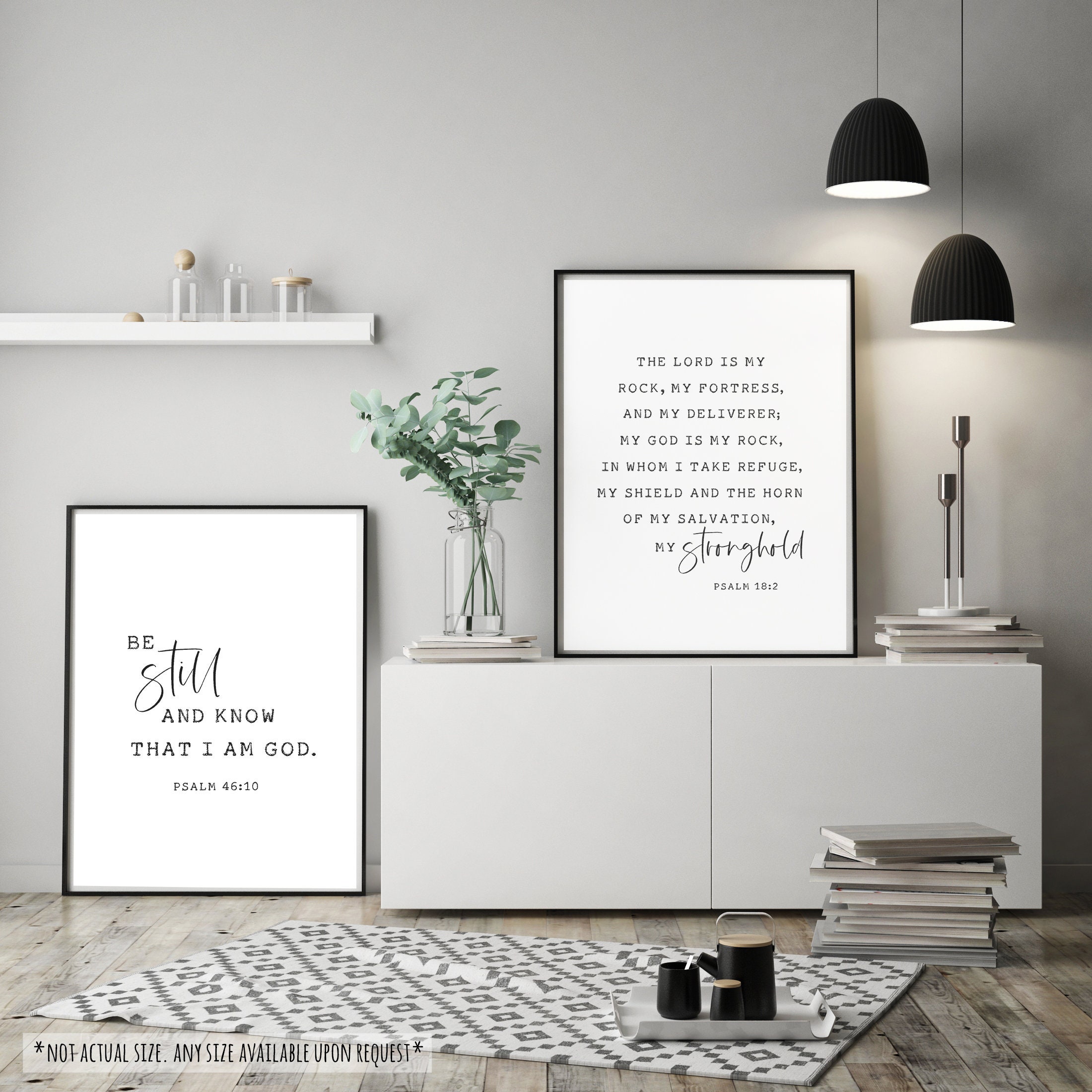 The Lord is My Rock Psalm 18 2 Bible Verse Scripture Psalm | Etsy