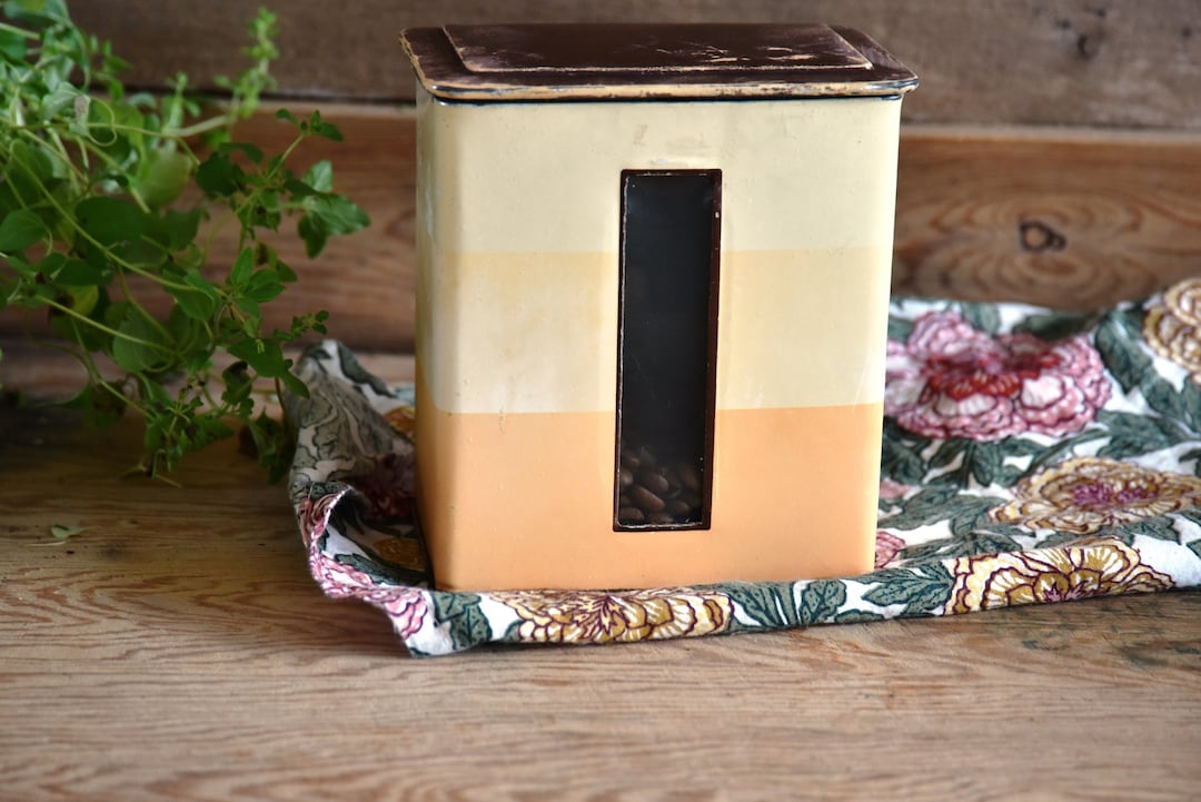 Antique Tellus Coffee Can, Swedish Tin Can, Coffee Can, Tea Can ...