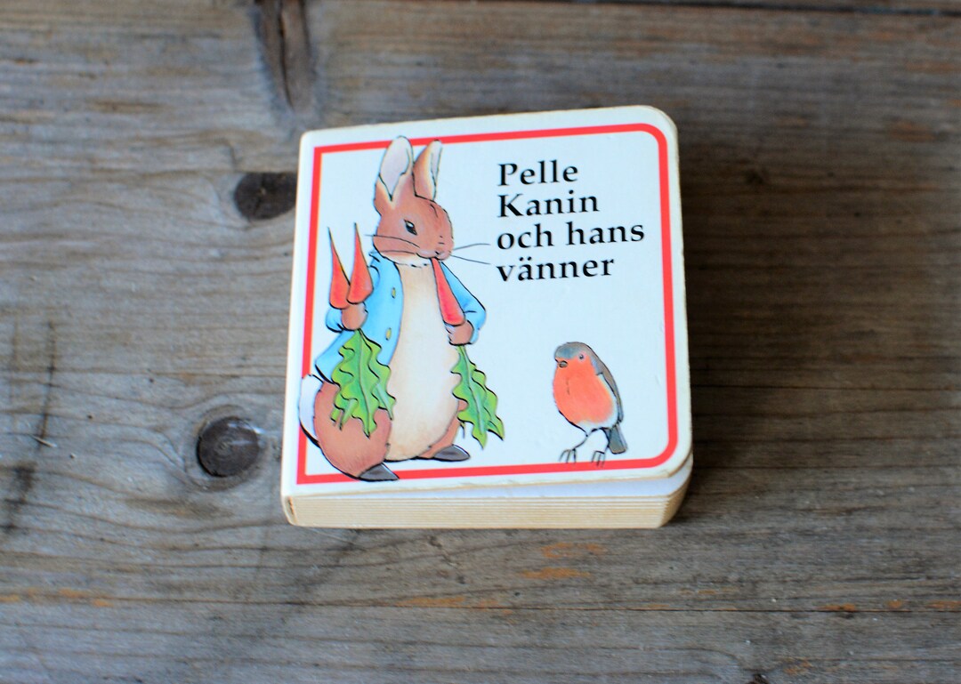 Swedish Children's Book 'pelle Kanin Och Hans Vänner', Vintage Children ...