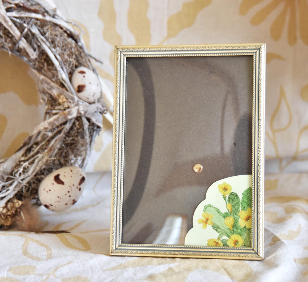 Antique Jyden Midcentury Picture Frame, 18 X 13 Cm Photo Frame, Danish ...