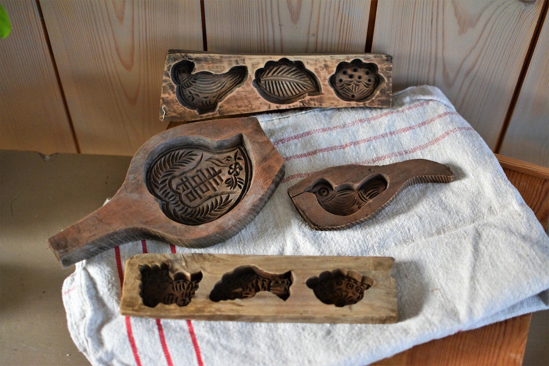 RARE! Antique Butter Molds, Antique Butter Molds From Grandma's Country ...