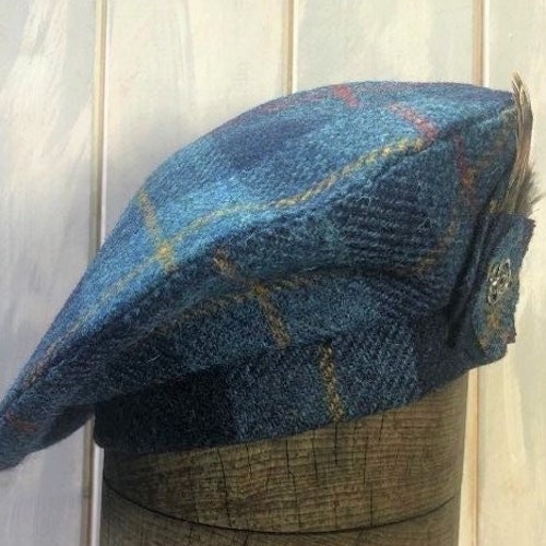 Harris Tweed® Beret/tam 0' Shanter. Celtic Hat. Outlander | Etsy UK