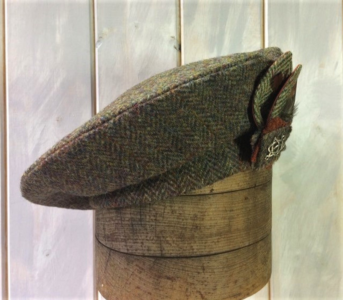 Harris Tweed® Beret/tam 0' Shanter. Celtic Hat. Outlander | Etsy UK