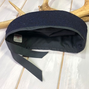 Harris Tweed® Glengarry, Highland Tam, Blue Glengarry, Scottish Bonnet ...