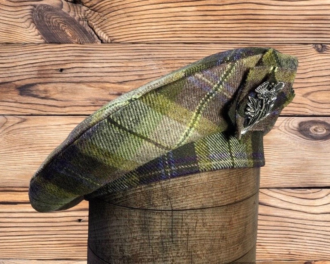 Beret, Tam 0' Shanter, Celtic Hat, Scottish Balmoral Hat, Outlander Tam ...