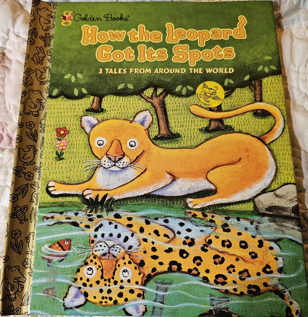 How the Leopard Got Its Spots, First Edition Little Golden Book by Ron ...