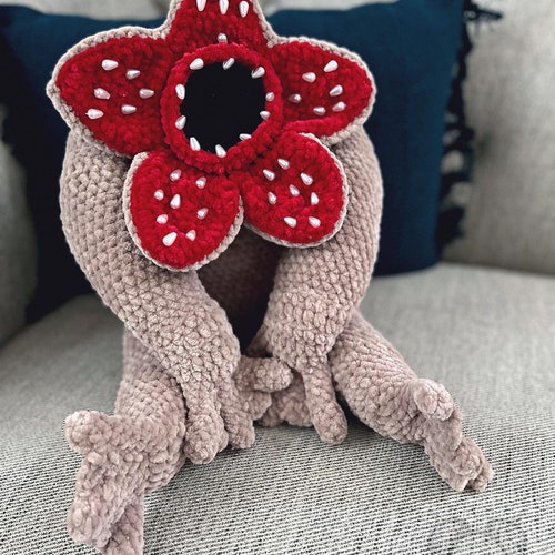 Democutie Crochet Demogorgon Pattern Monster Plush - Etsy