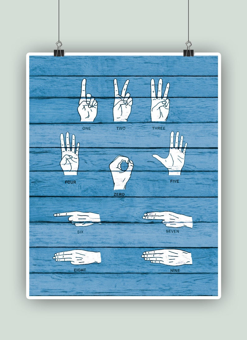 Scuba Diving Communication Print, Deep Sea Signs Wall Art, Nautical Art ...