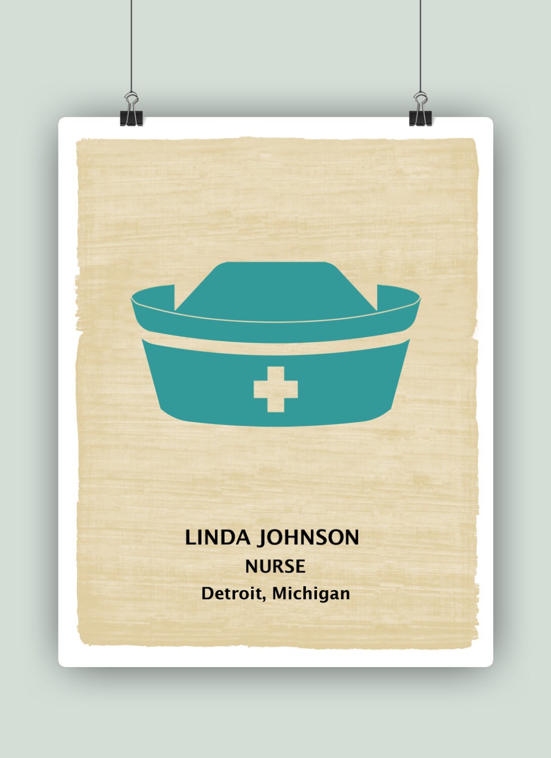 Nurse Art, Nurse Appreciation Gift, Personalized Nurse Print, Nurse ...