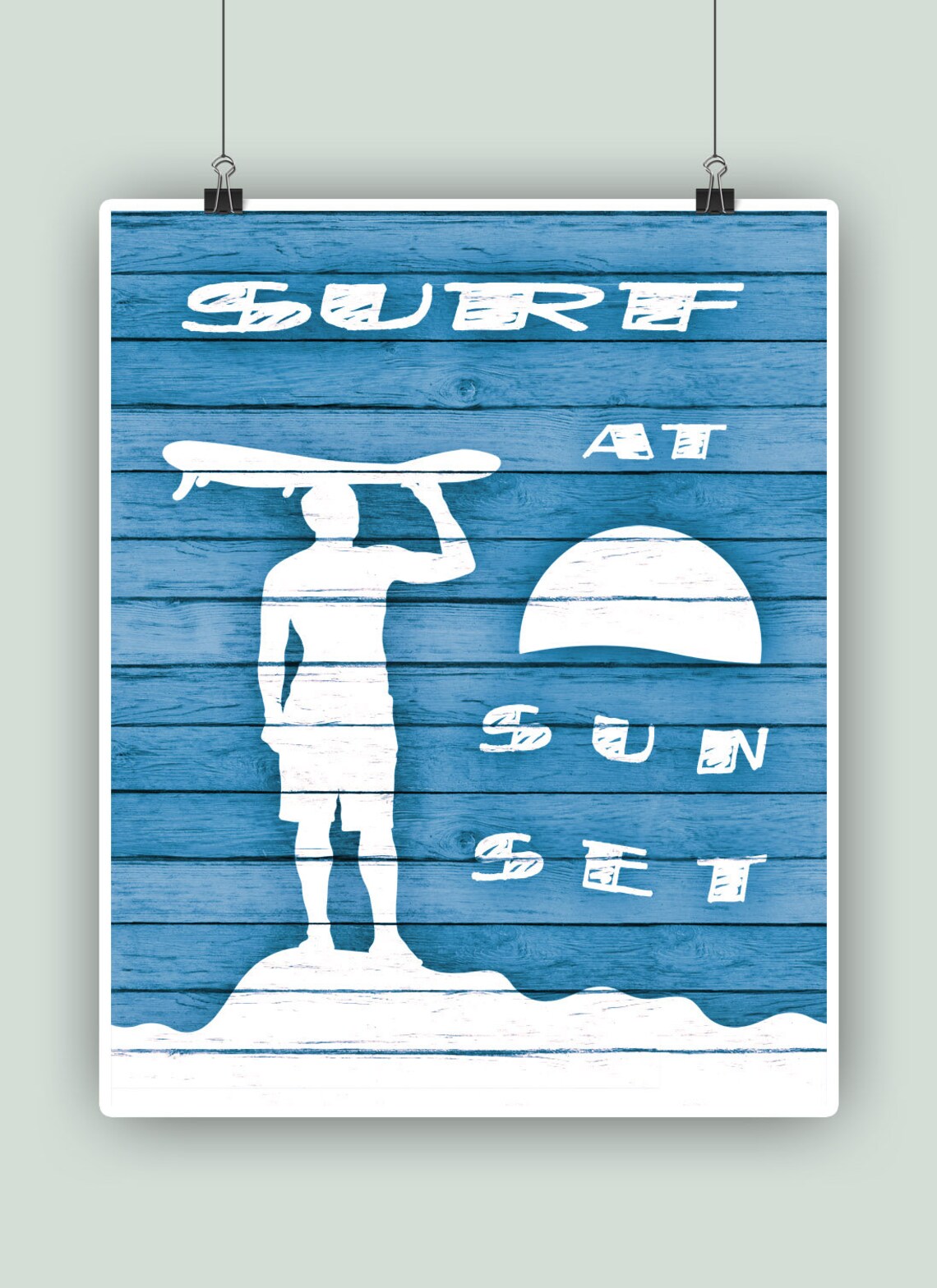 Surf Poster Surfing Art Surf Board Surf Art Surf Decor - Etsy