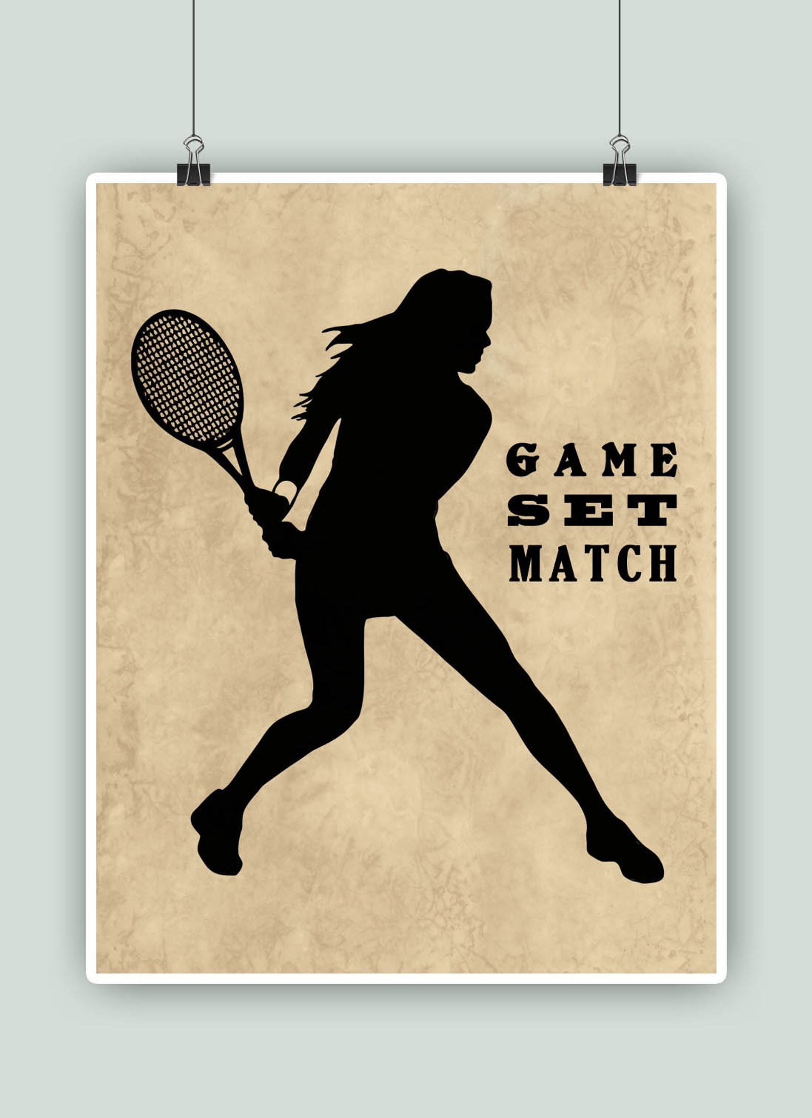 Tennis Art, Tennis Print, Tennis Decor, Tennis Poster, Sport Decor ...