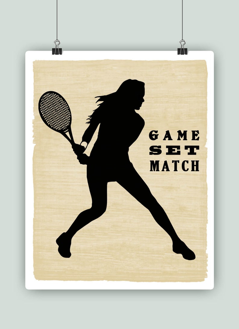 Tennis Art Tennis Print Tennis Decor Tennis Poster Sport - Etsy