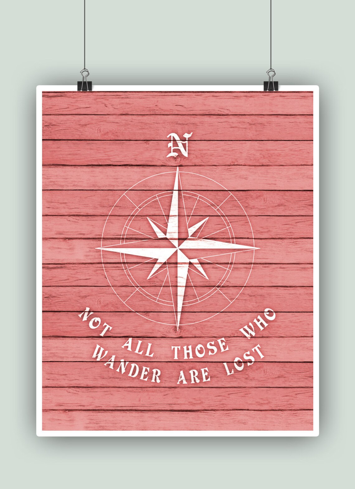 Nautical Art Adventure Art Compass Print Wind Rose Poster - Etsy