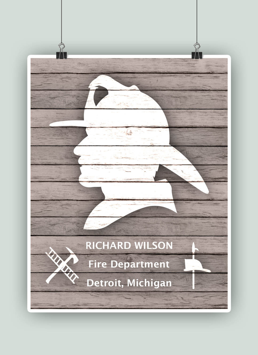 Firefighter Gift, PERSONALIZED Firemen Print, Fireman Print Art ...