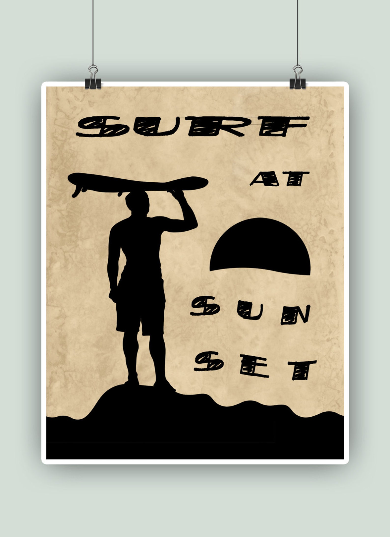 Surf Poster, Surfing Art, Surf Board, Surf Art, Surf Decor, Surfing ...
