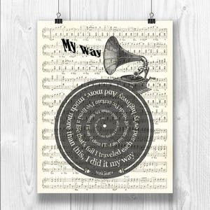 Frank Sinatra My Way Poster - Etsy