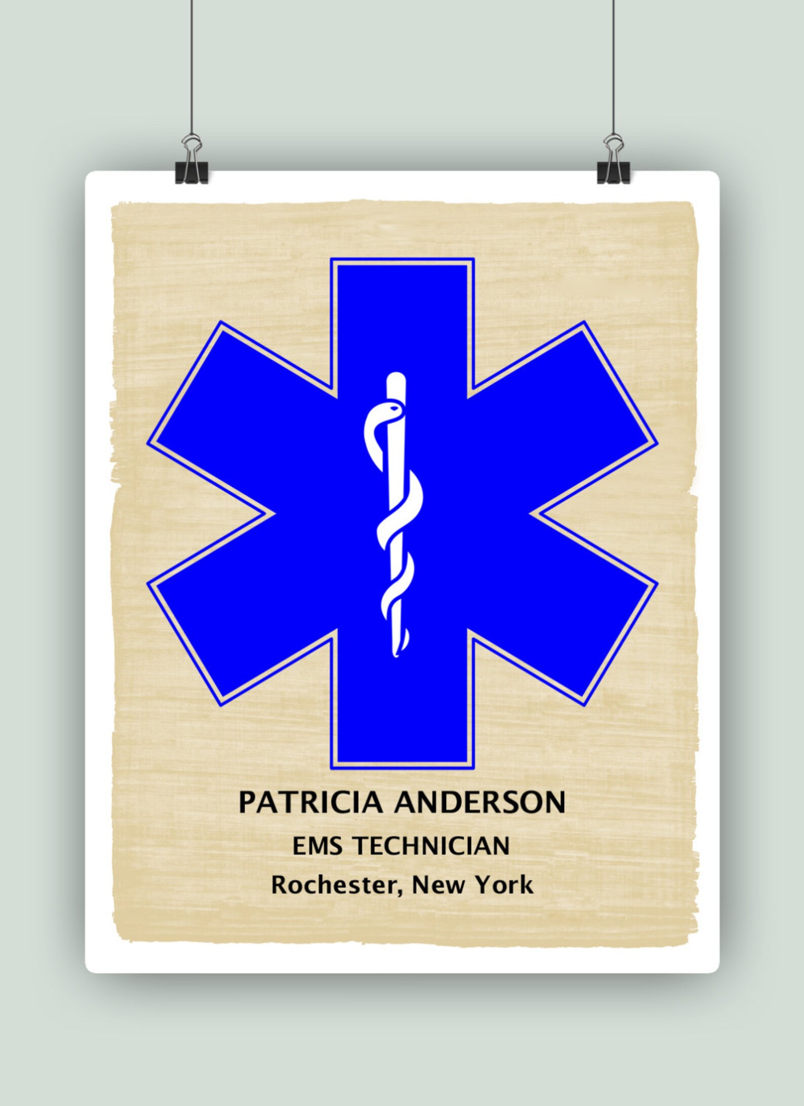 EMS Print, PERSONALIZED Print, Health Care, Emergency Medical Services ...