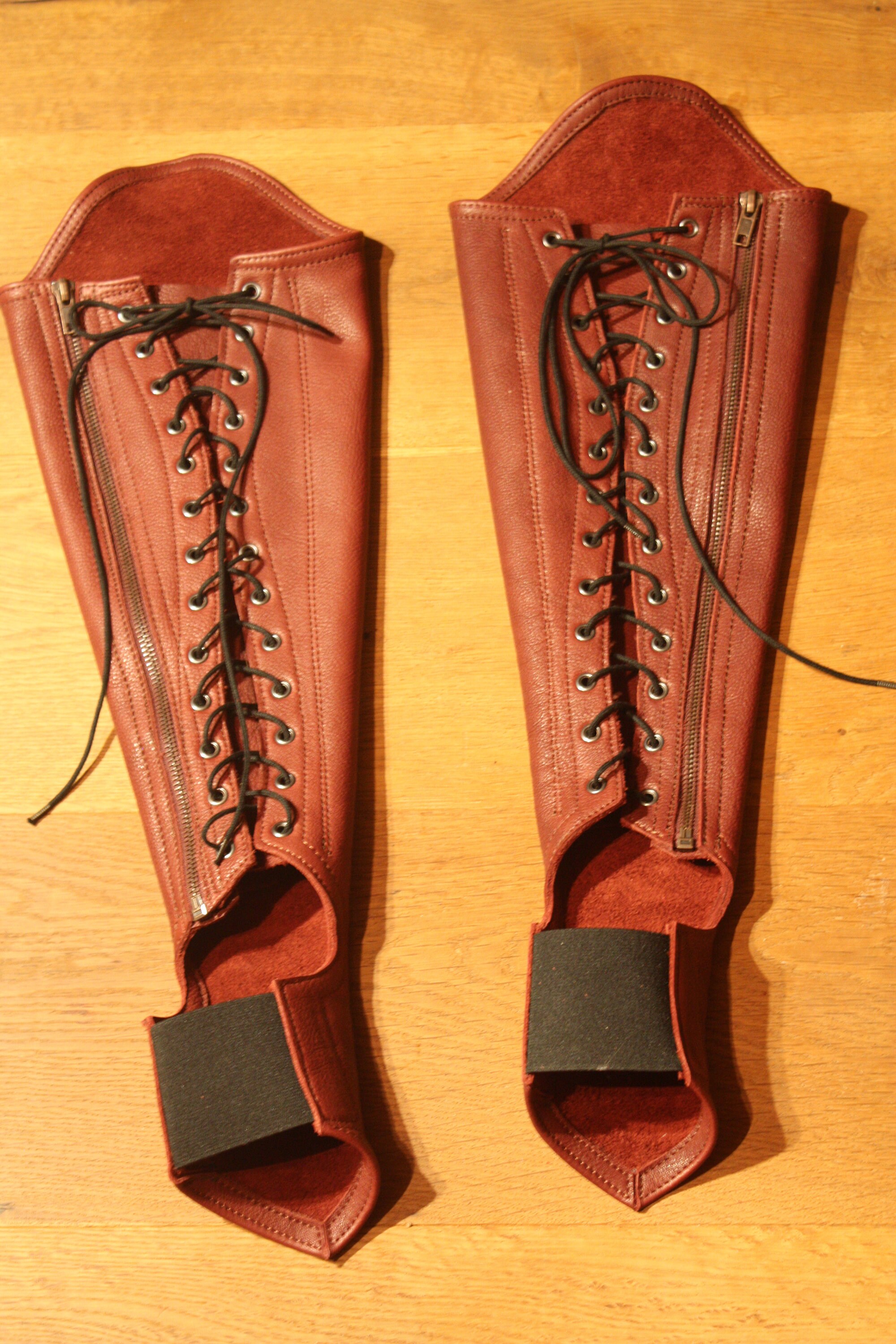 Overknee Aerial Boots With Zipper Leather Trapeze Boots Aerial | Etsy