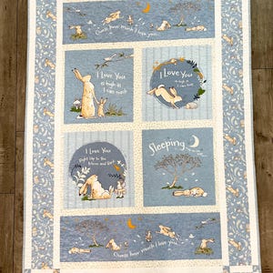 Guess How Much I Love You Baby Quilt/ Baby Boy Quilt/ 51x33 - Etsy