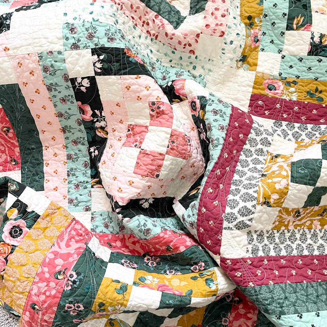 Porch Swing Patchwork Quilt/ Patchwork Lap Quilt/66”x52” - Etsy