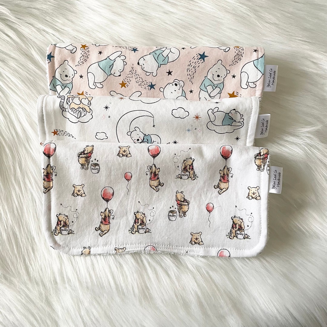 Winnie the Pooh Wash Cloth Set/ A Set of 3/ 8.5x8.5 - Etsy