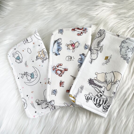 Winnie the Pooh Wash Cloth Set/ A Set of 3/ 8x8 - Etsy