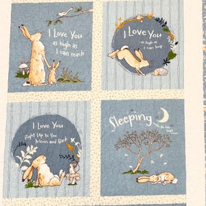 Guess How Much I Love You Baby Quilt/ Baby Boy Quilt/ 51”x33” - Etsy